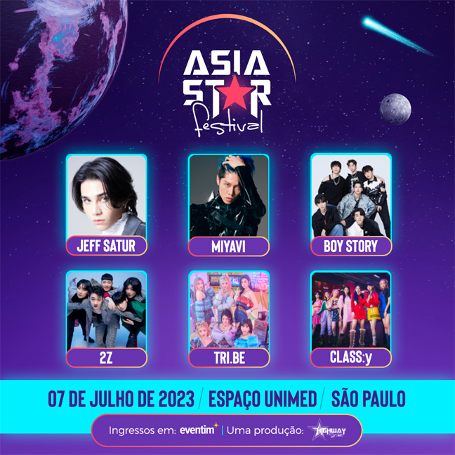 Asia Star Festival divulga horários dos shows de sua aguardada primeira ...